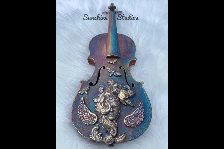 The Strad - Photo gallery: artist transforms broken violins into unique ...